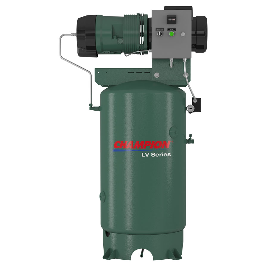 082-LV05-230-1PH - Rotary Vane Compressor - 7.5HP, 150psig, 80 Gal ...