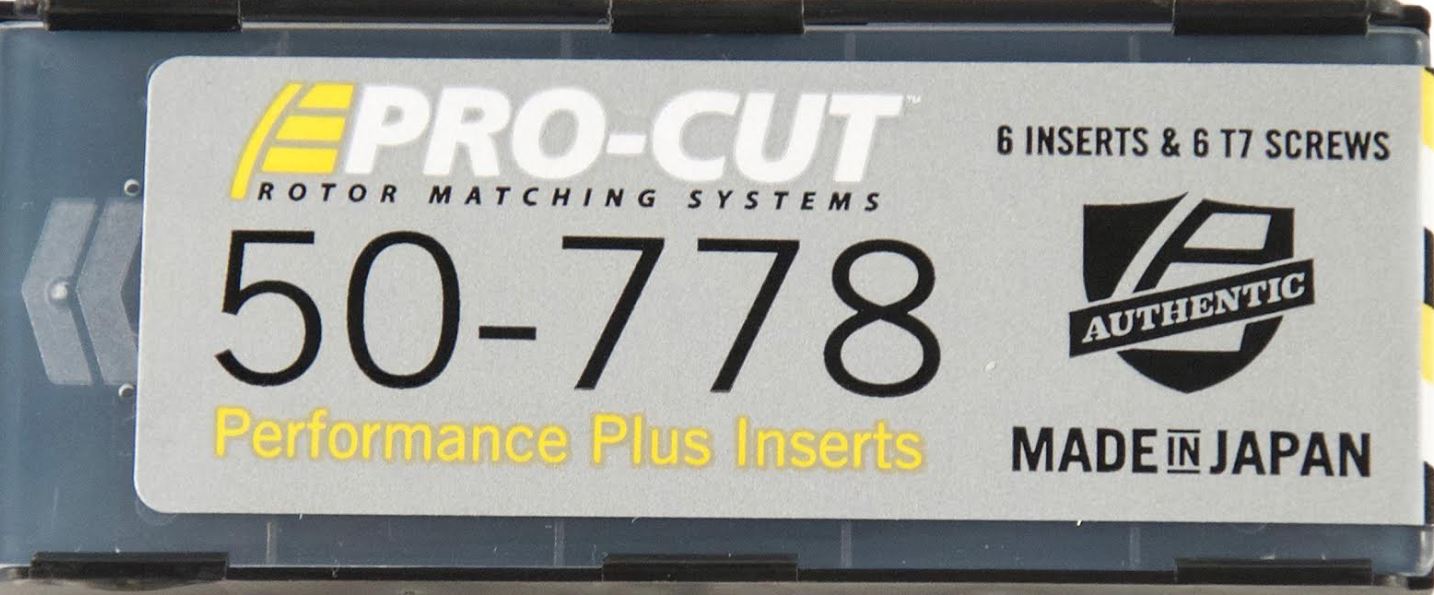 201-50-778 - Performance Plus Inserts