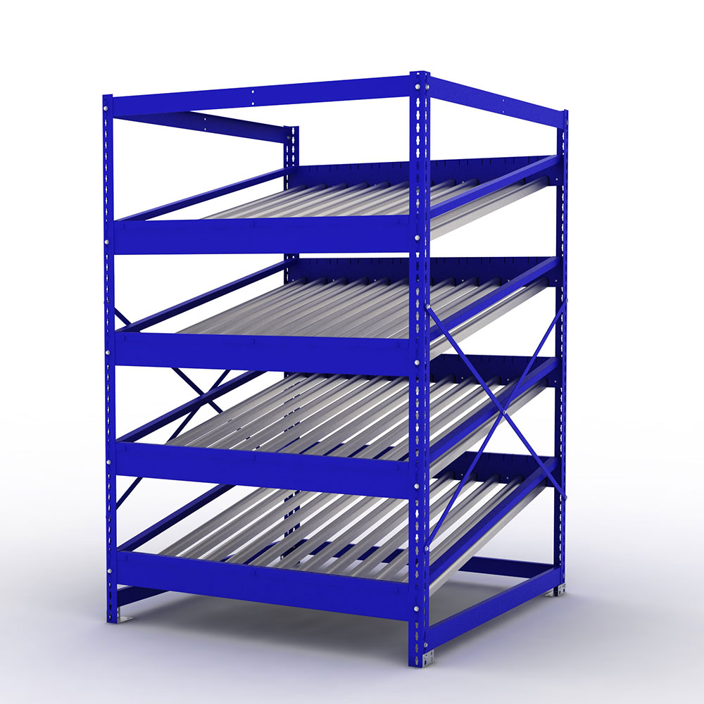 204-A1-BR484872 - Battery Rack 48Wx48Dx72H With 4 Inclined Levels (FIFO)