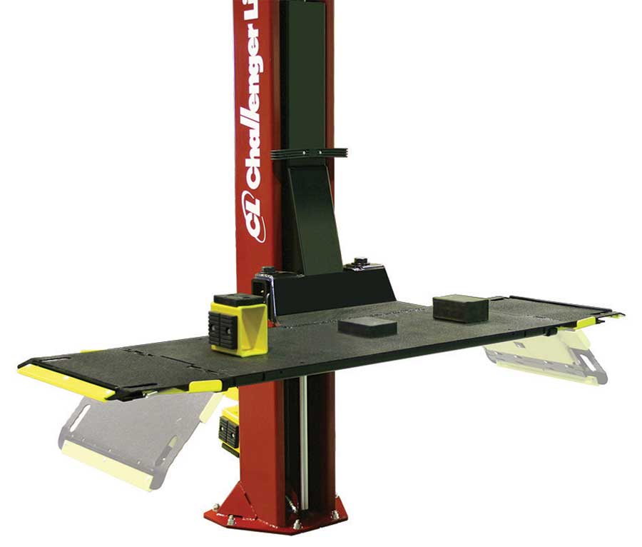 223-CL10-XP9-3 - 9,000 Lb. 2-Post Lift with Drive-Over Pad Adapters ...