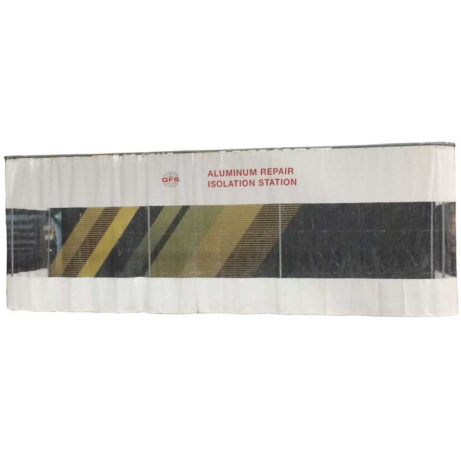 250-CUSTOMISO3 - Custom 3 Sided Isolation Station With Columns