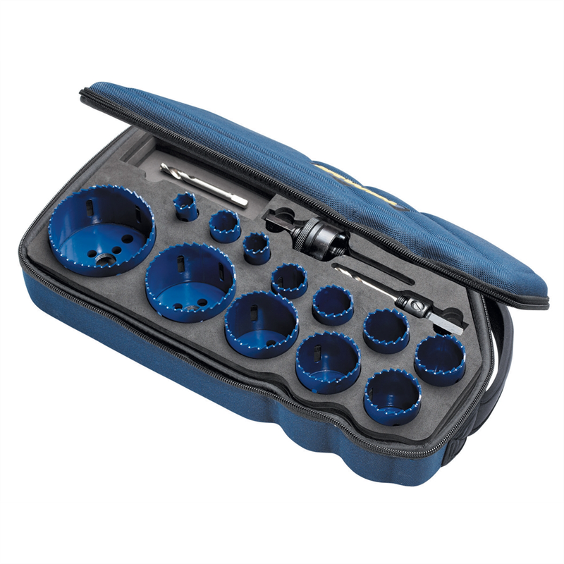 HAN3073004 - Hanson 17-Piece General Purpose Bi-Metal Hole Saw Kit