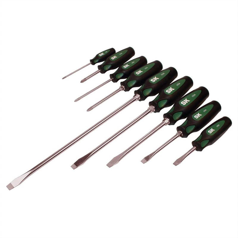 SKT86007 - S K Hand Tools 9 Pc. Screwdriver Set Combination Suregrip