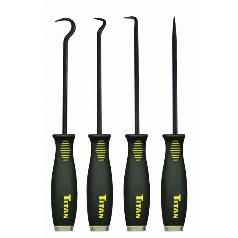 TIT17224 - TITAN 4PC JUMBO BOLSTERED PICK HOOK SET