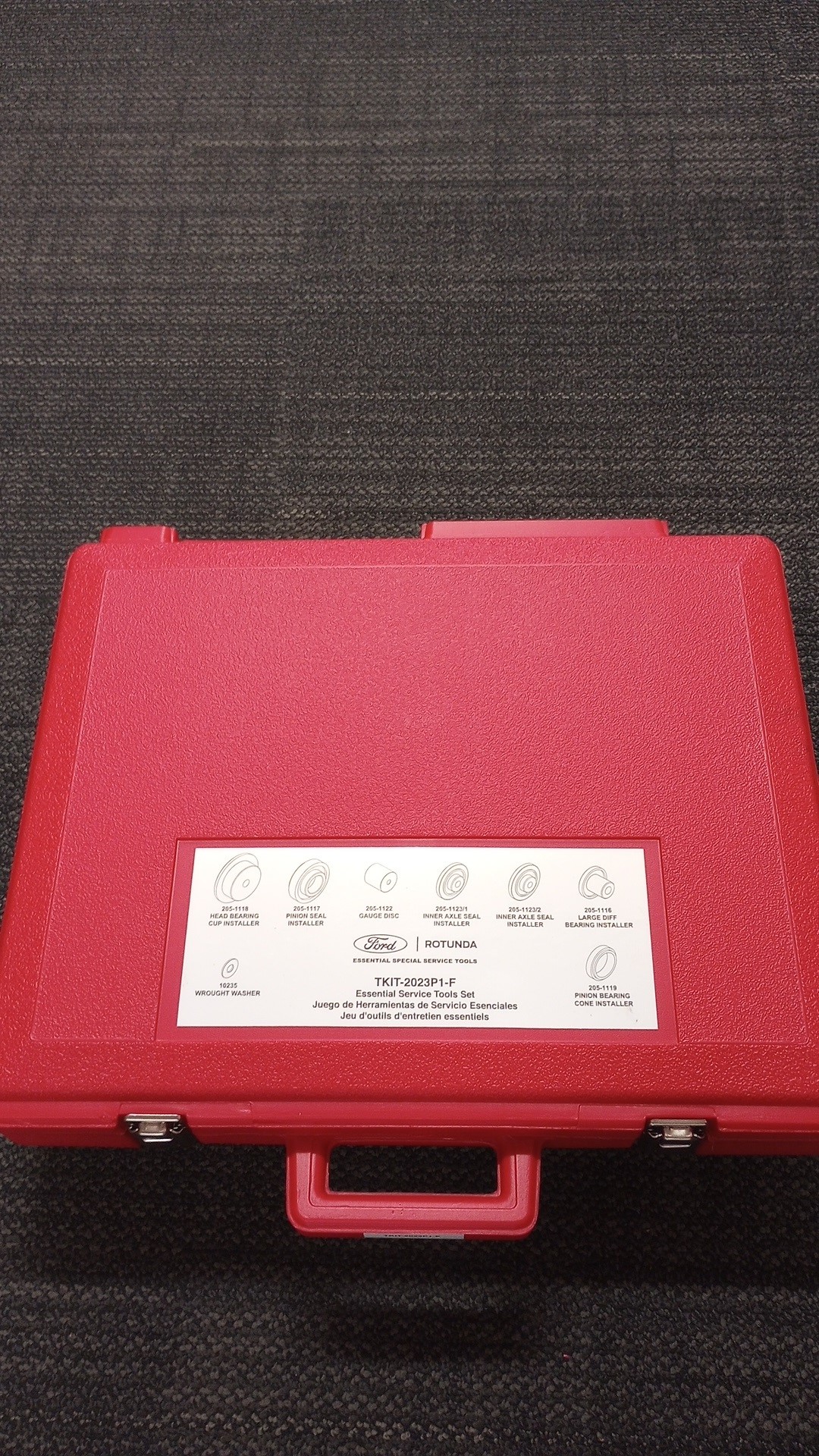 TKIT-2023P1-F/ROW - P708 Axle Tools