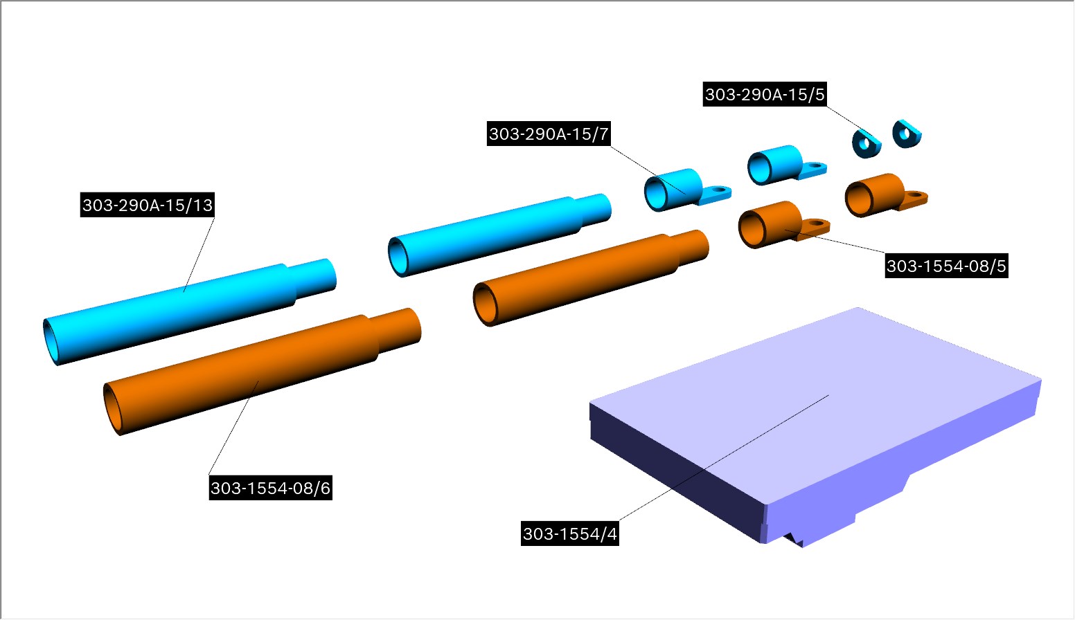 100-703 - Adapter Set for Lift Table