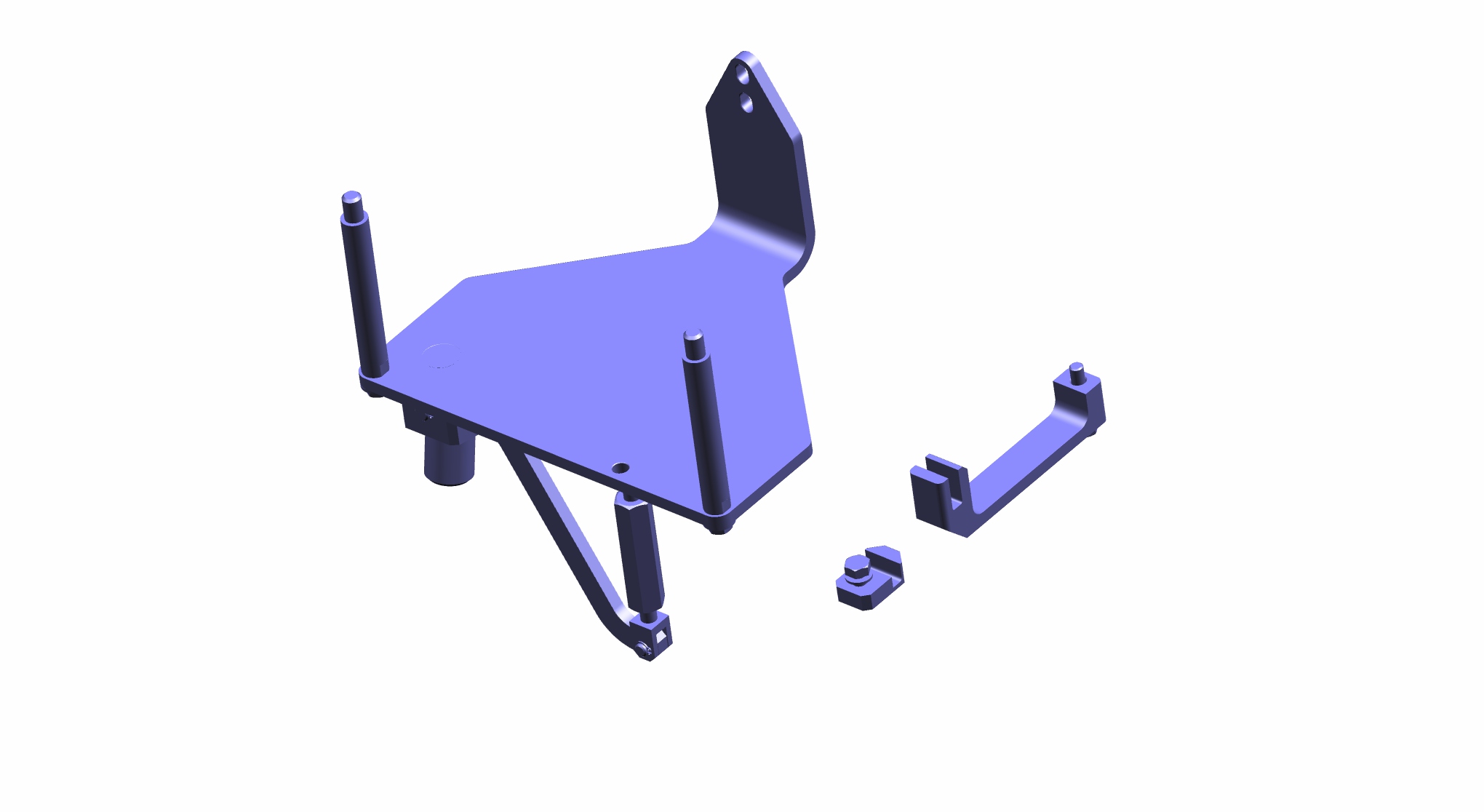 303-1724 - Mounting Plate, Engine